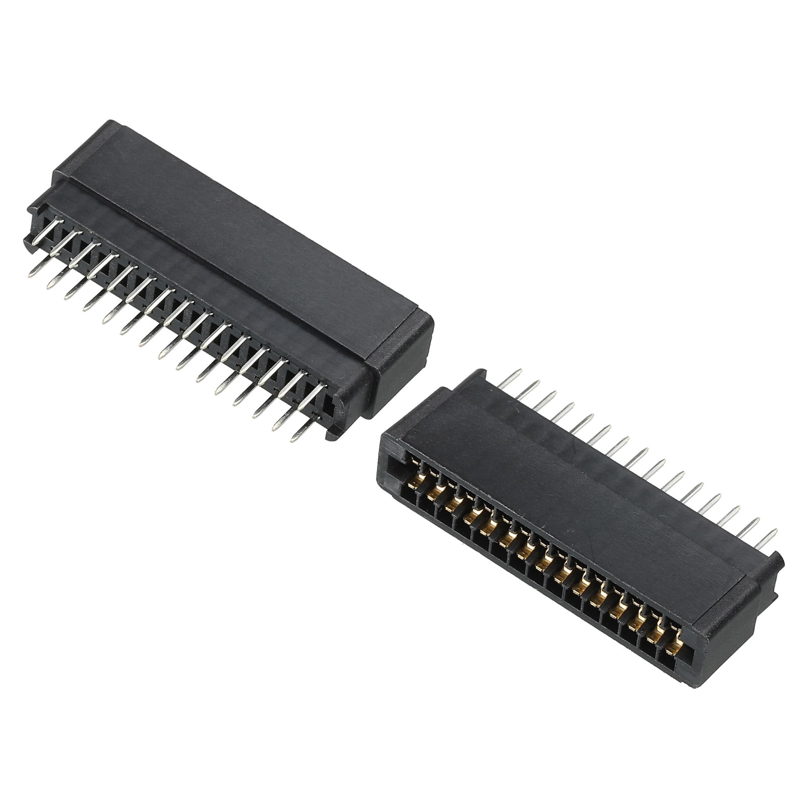 Card Edge Connector Black Socket Straight Connection 30 Pin 2.54mm ...