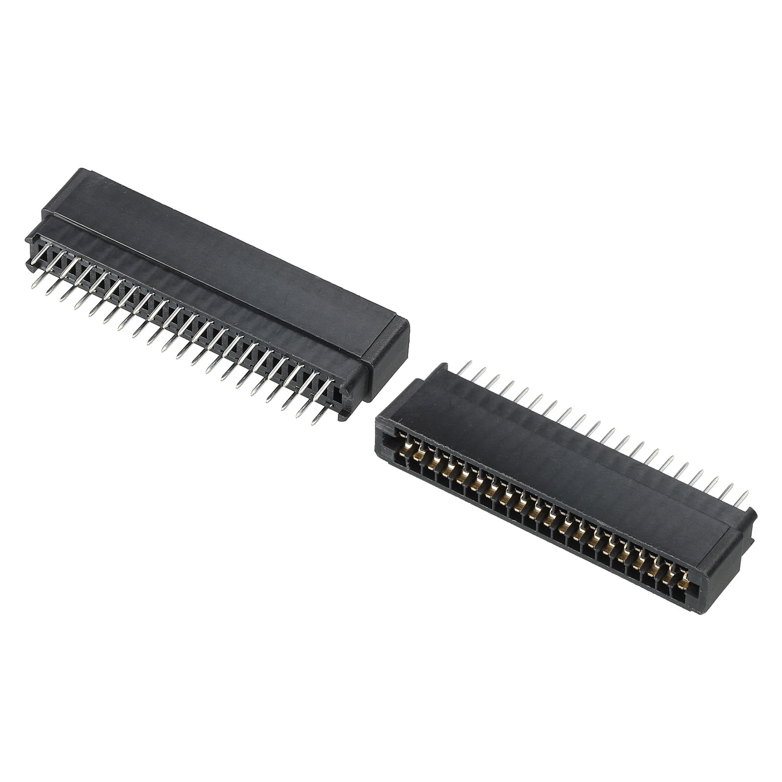 Card Edge Connector Black Socket Straight Connection 40 Pin 2.54mm ...