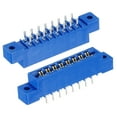 Card Edge Connector Blue Socket 16 Pin 3.96mm Pitch for Printed PCB ...