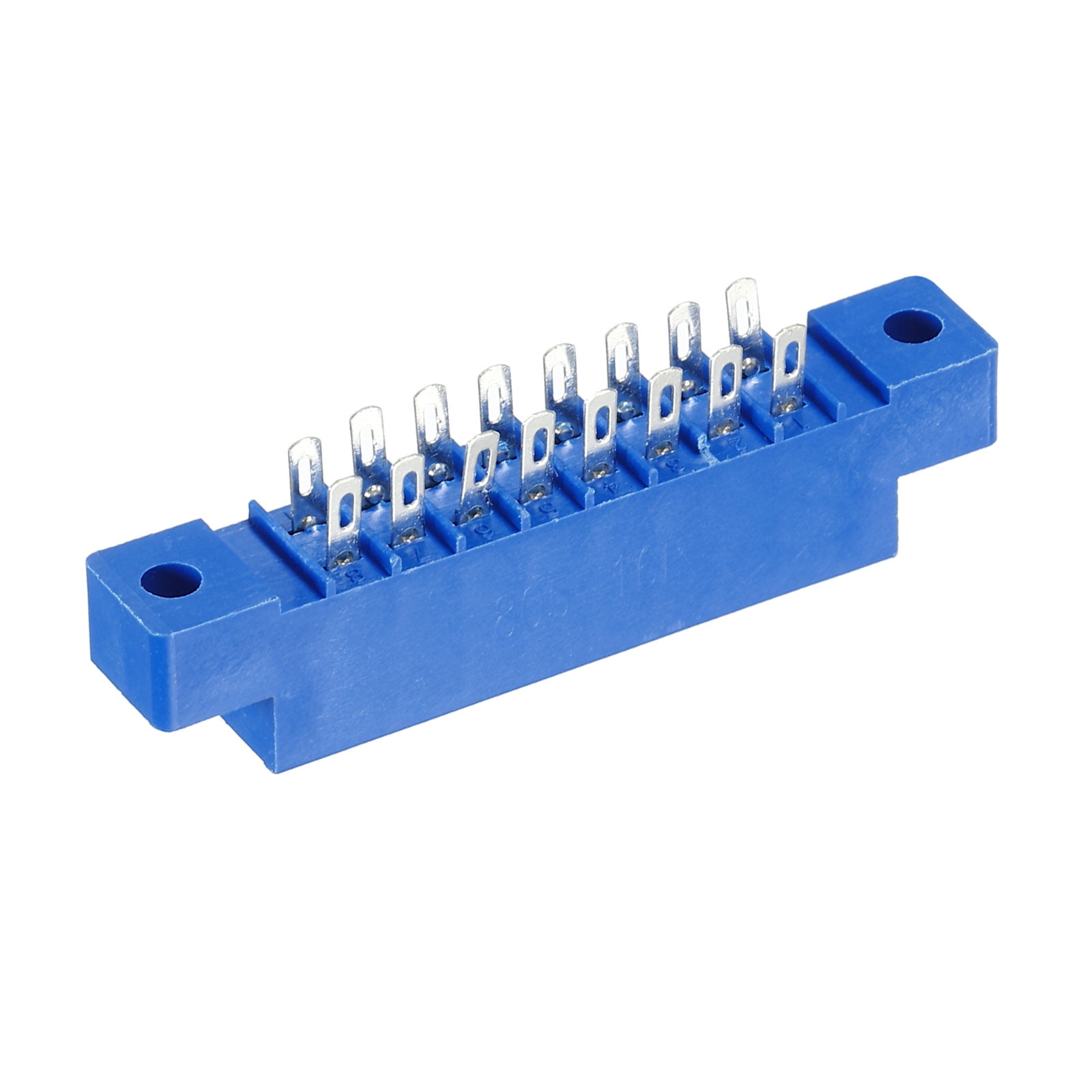 Card Edge Connector Blue Socket 16 Pin Solder Eyelet 3.96mm Pitch for ...