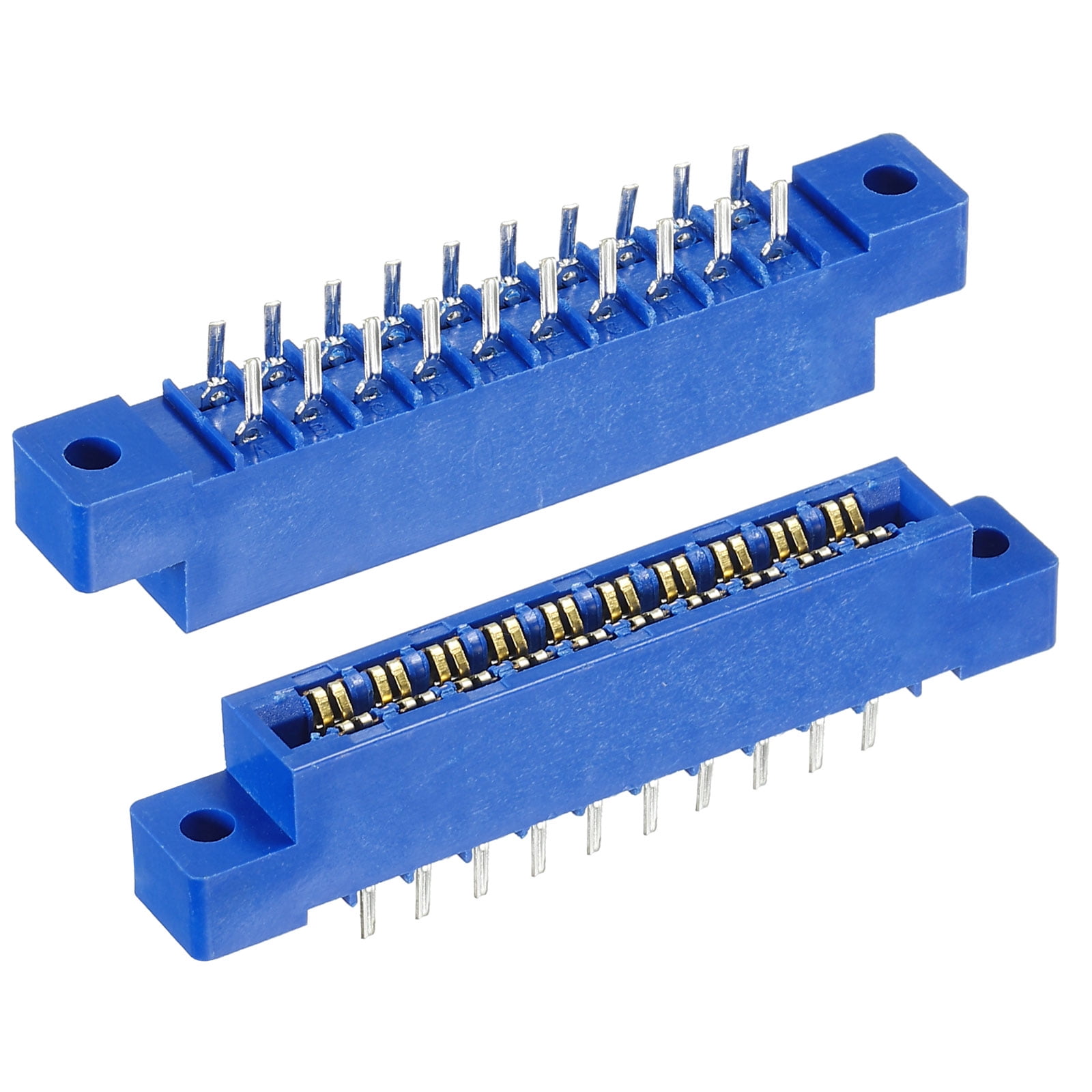 Card Edge Connector Blue Socket 20 Pin 3.96mm Pitch for Printed PCB ...