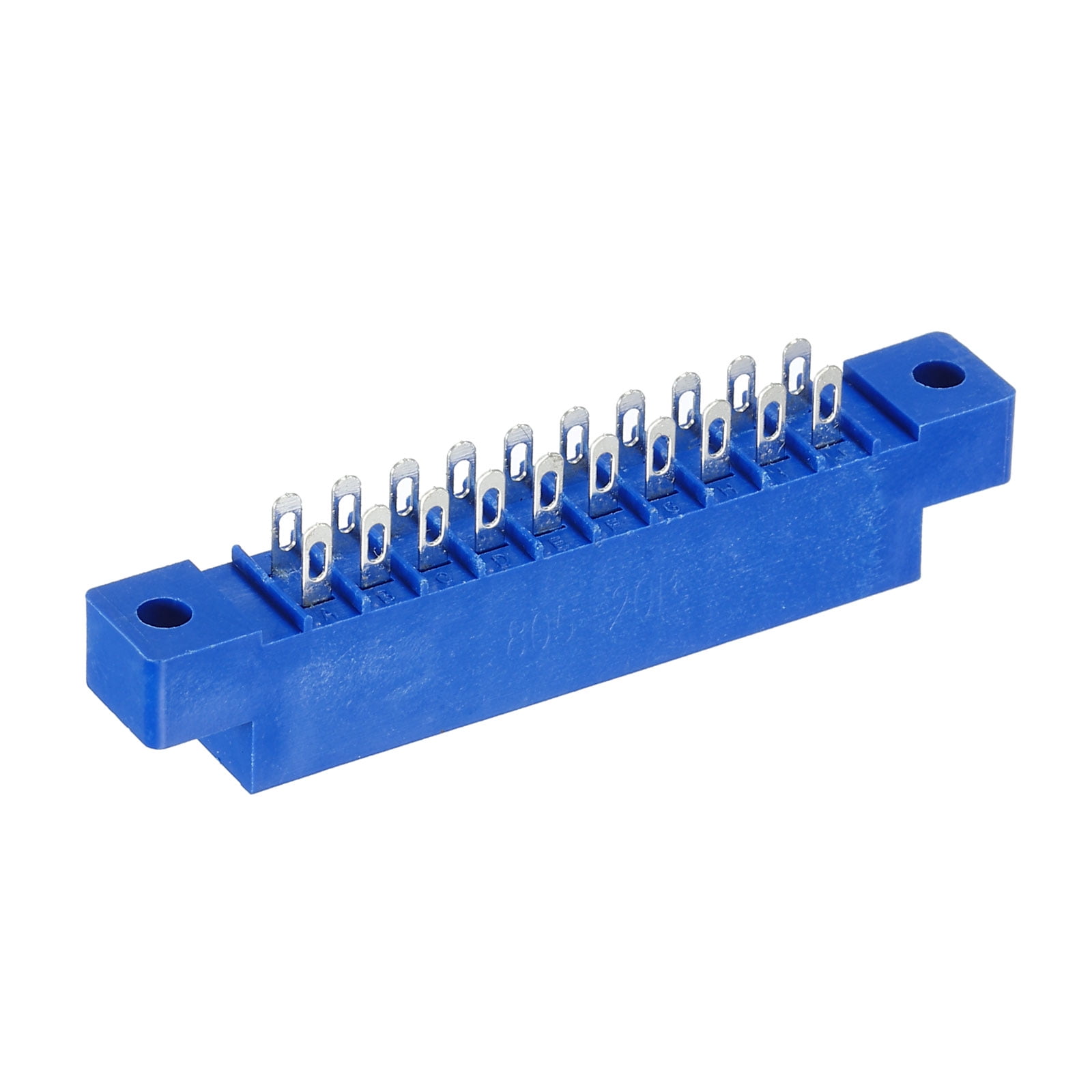 Card Edge Connector Blue Socket 20 Pin Solder Eyelet 3.96mm Pitch for ...