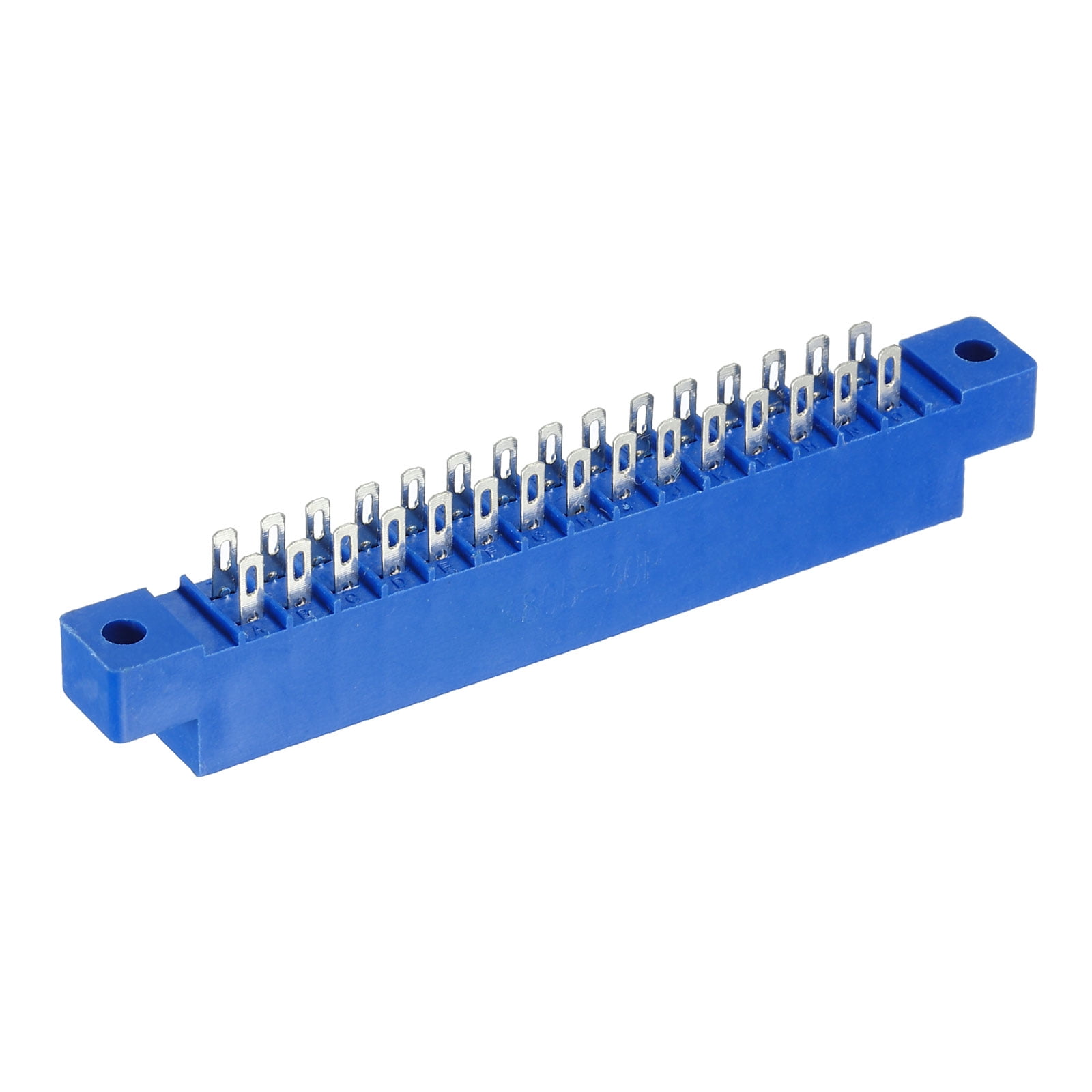 Card Edge Connector Blue Socket 30 Pin Solder Eyelet 3.96mm Pitch for ...
