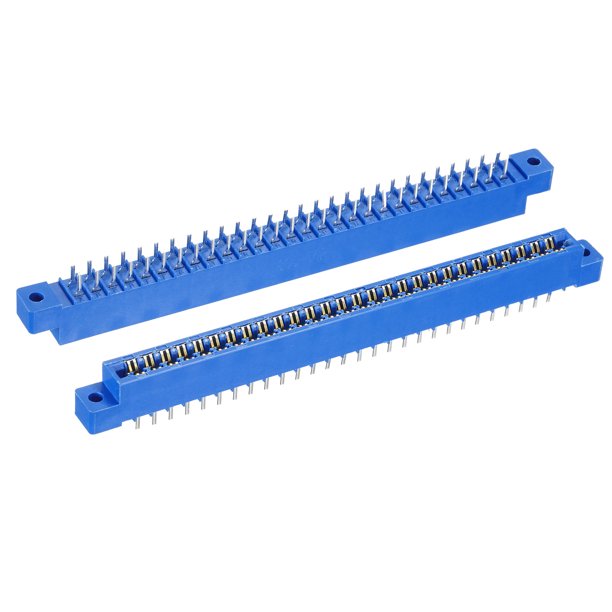 Card Edge Connector Blue Socket 56 Pin 3.96mm Pitch for Printed PCB ...