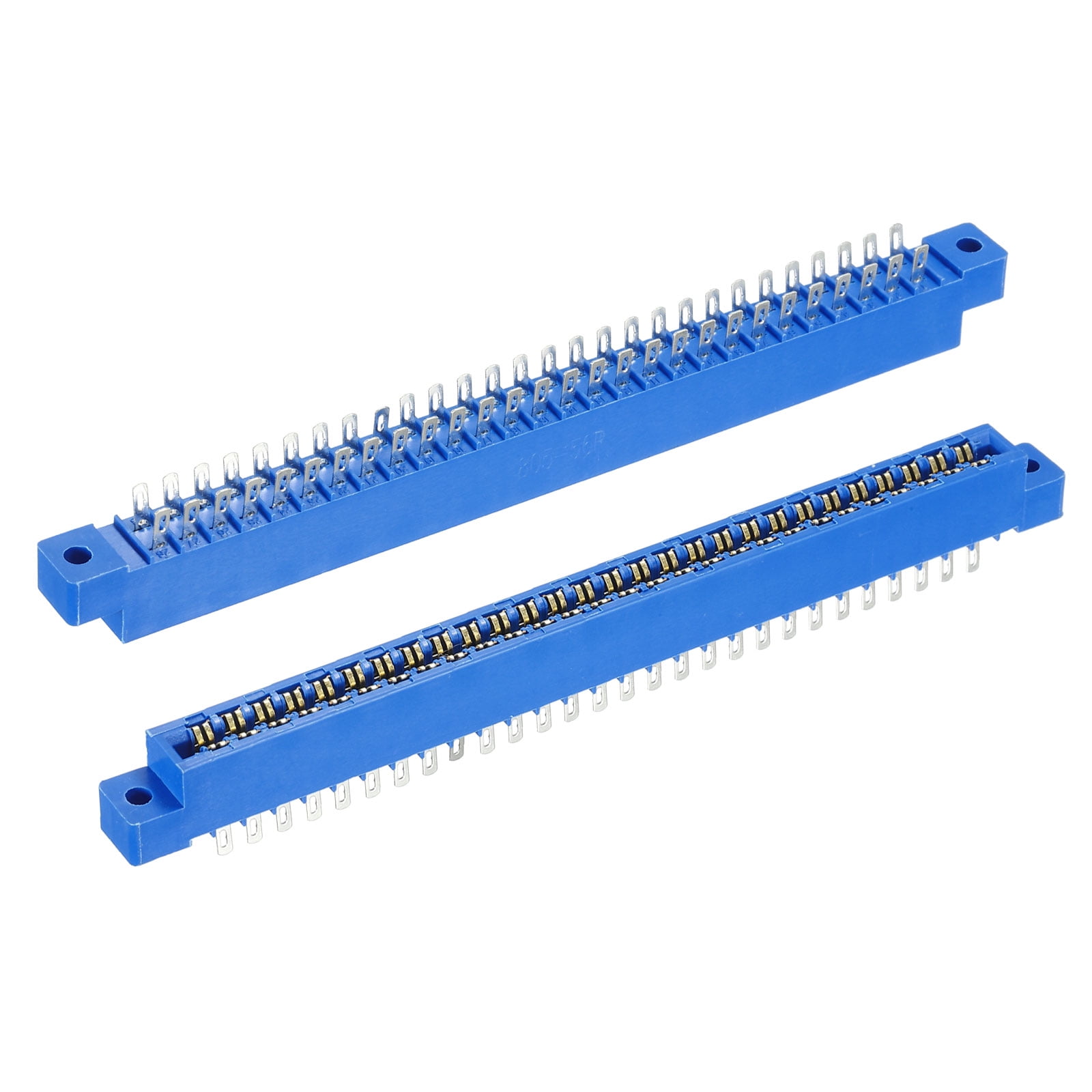 Card Edge Connector Blue Socket 56 Pin Solder Eyelet 3.96mm Pitch for ...