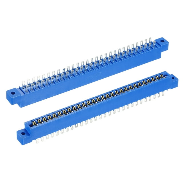 Card Edge Connector Blue Socket 56 Pin Solder Eyelet 3.96mm Pitch for ...