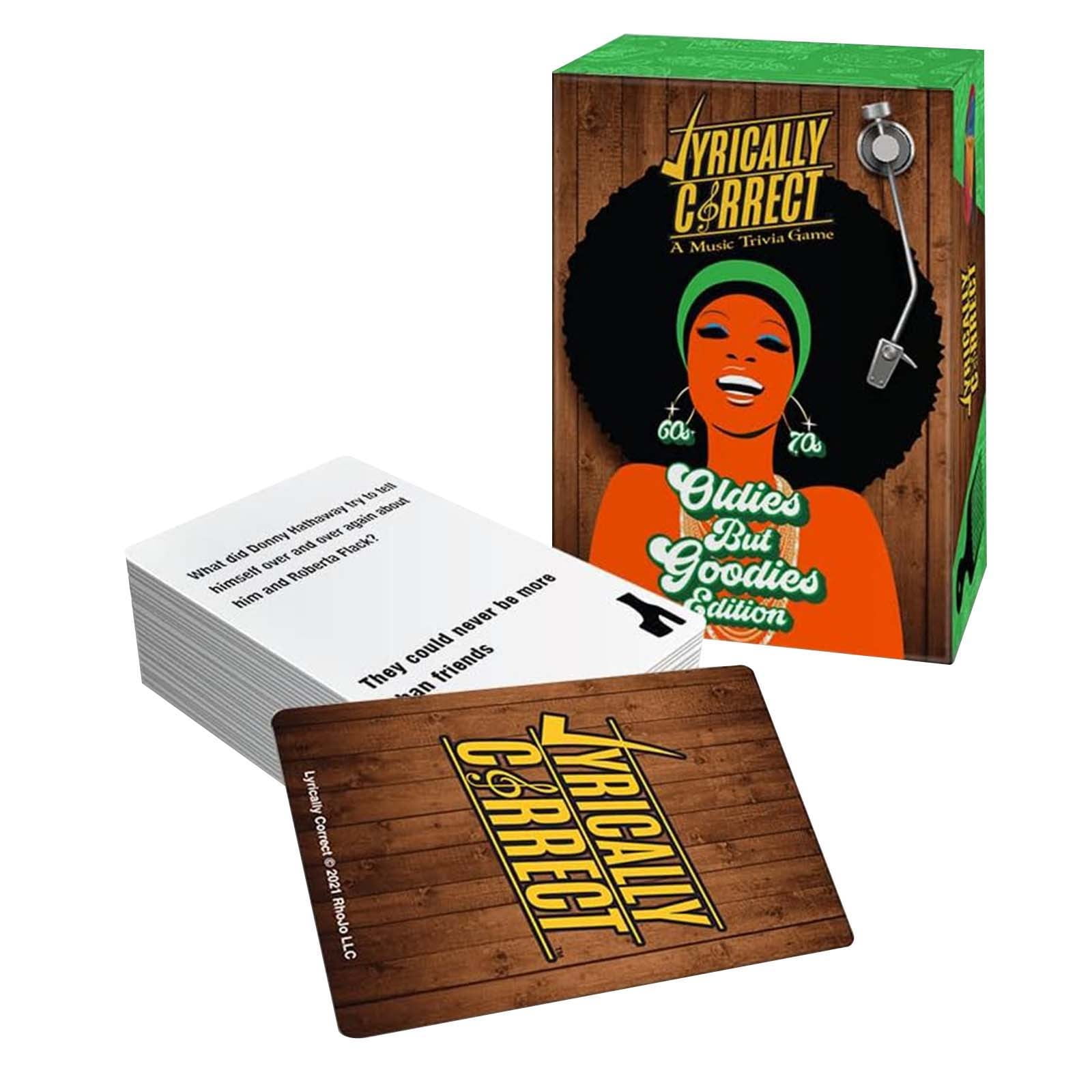 Card Games Clearance! Lyrically Correct Game Lyrically Correct Music ...