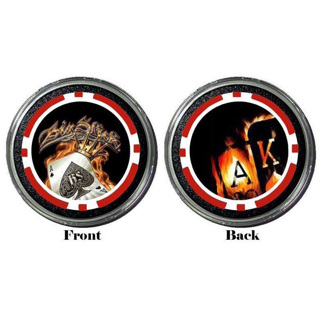 Card Guard - Big Slick ~ Ace King Protector Holdem Poker Chip / Card ...