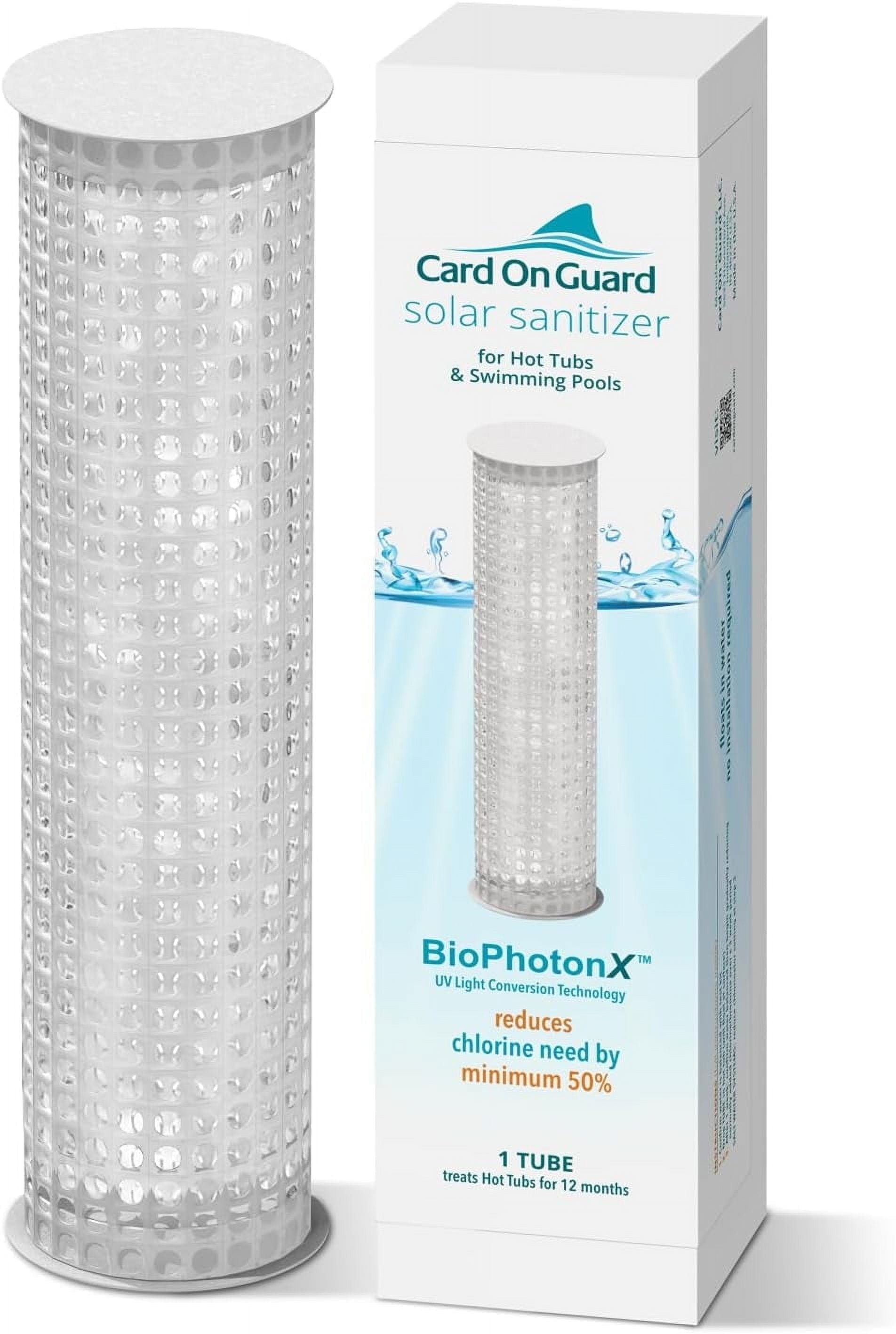 Card on Guard Solar Sanitizer Tube for Hot Tubs and Swim Spas Up to ...
