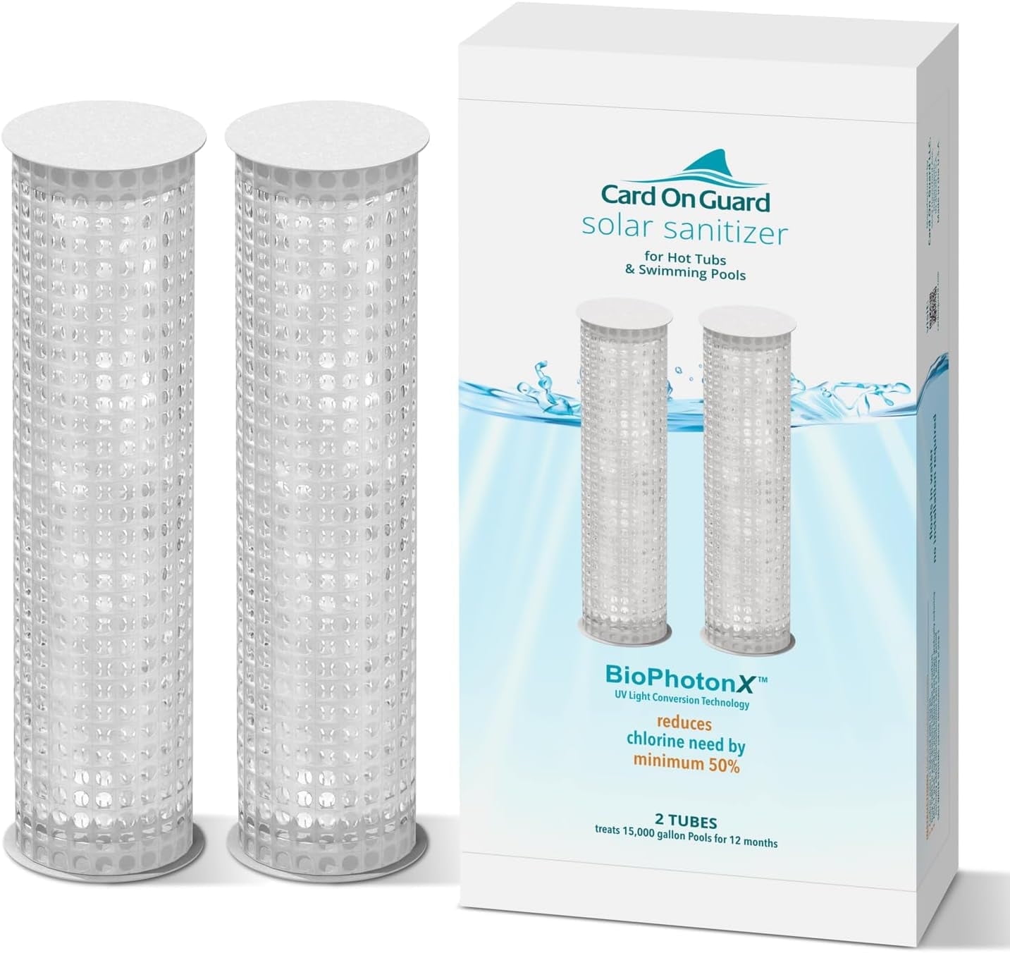 Card on Guard Solar Sanitizer Tube for Swimming Pools up to 15,000 ...