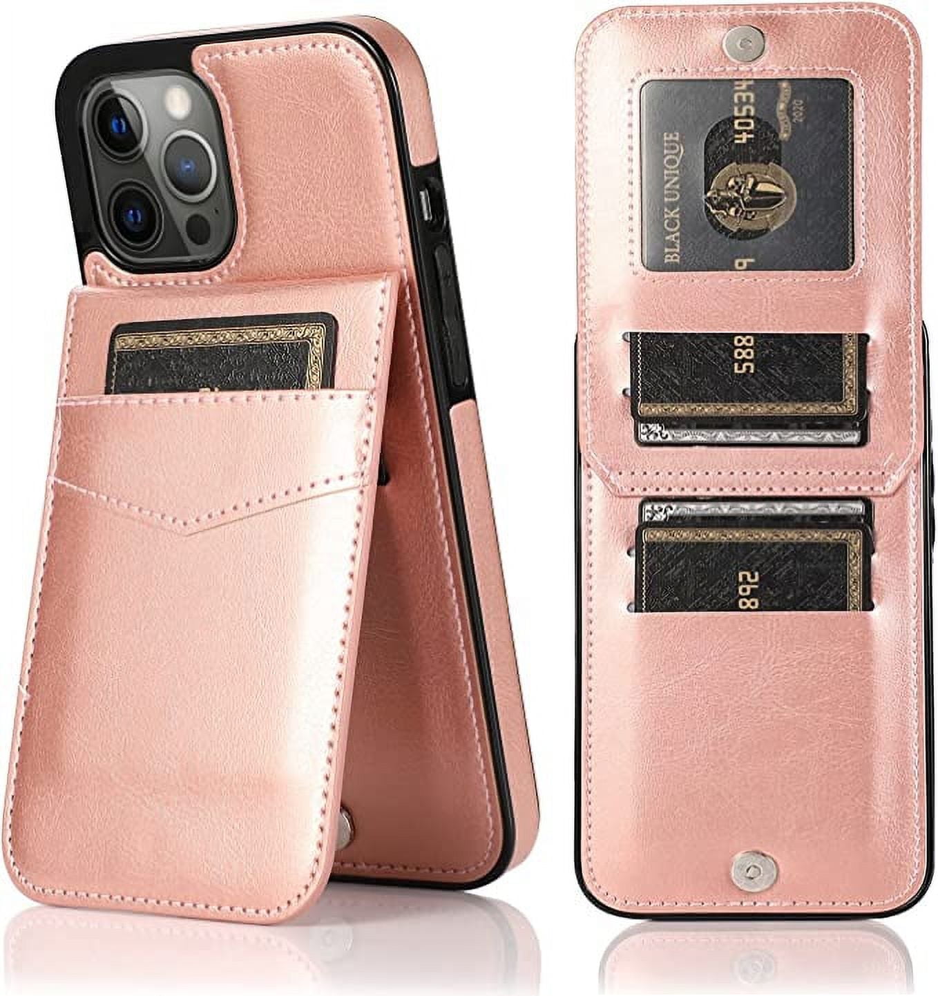 Entronix Wallet Case for iPhone 14 Pro Max, PU Leather [6 Slots] Card ...