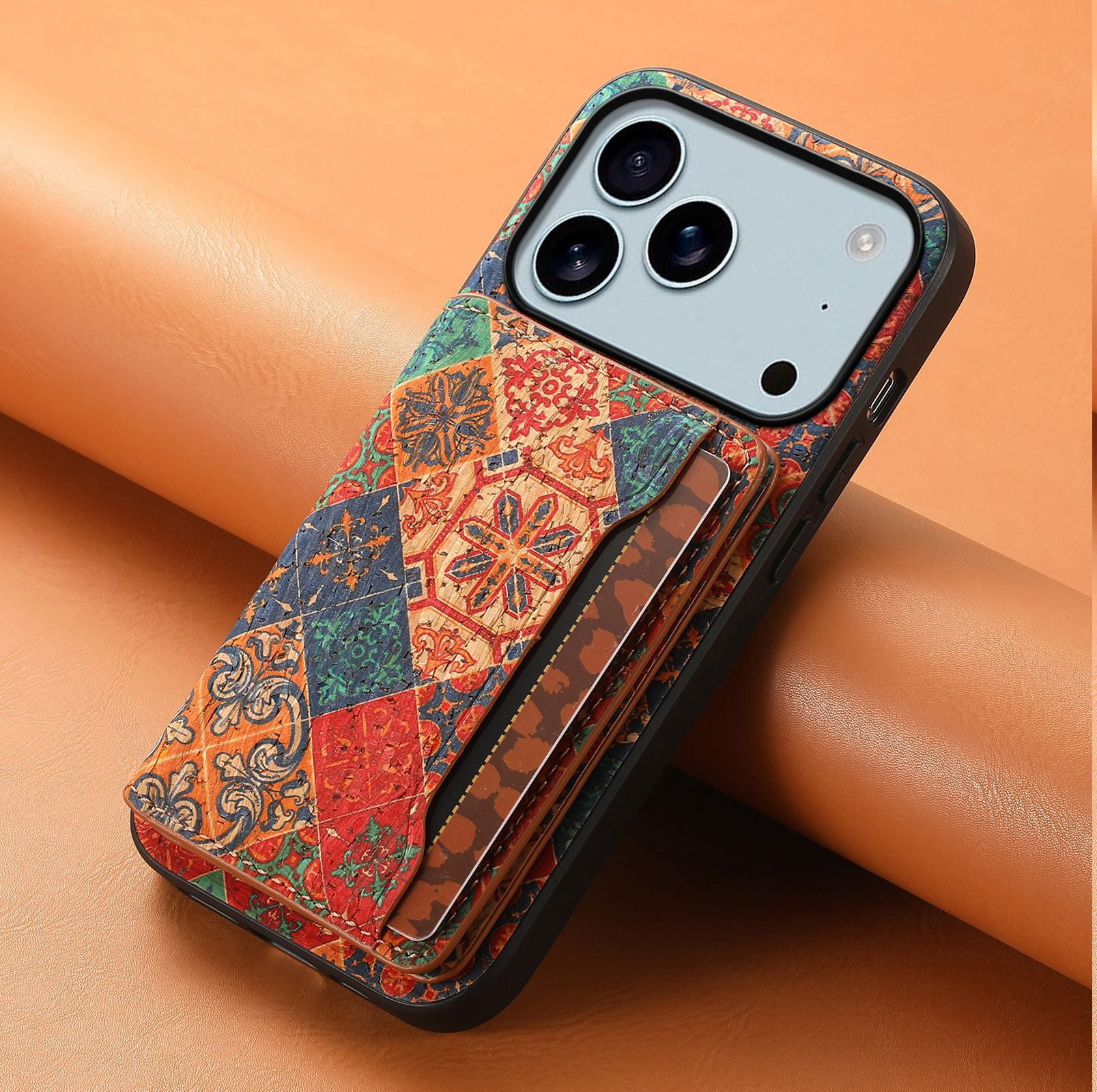 Card Holder Printed Phone Case for Apple iPhone 14/15 Plus/16/17/17 Pro ...