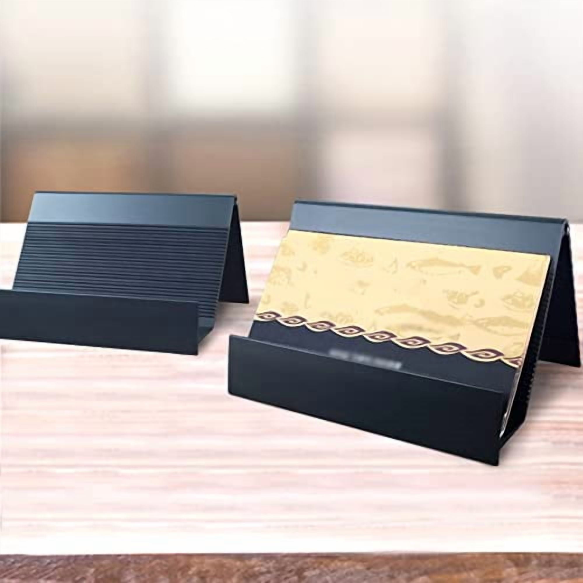 Card Holder Rolodex Business Card Holder Aluminum Alloy Business Card ...