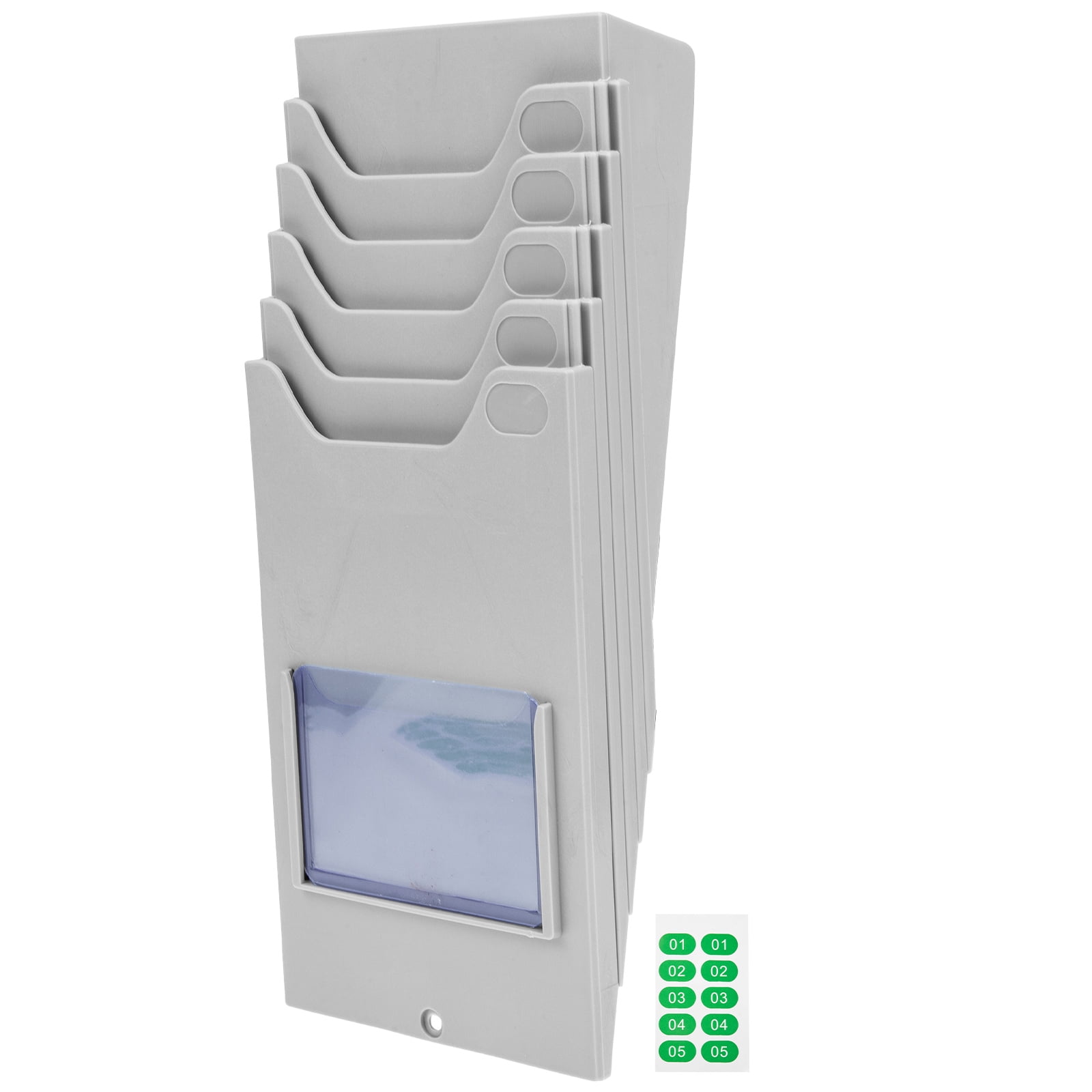 Card Holder Wall Mount Material Rack Cards Shelves Staff - Walmart.com
