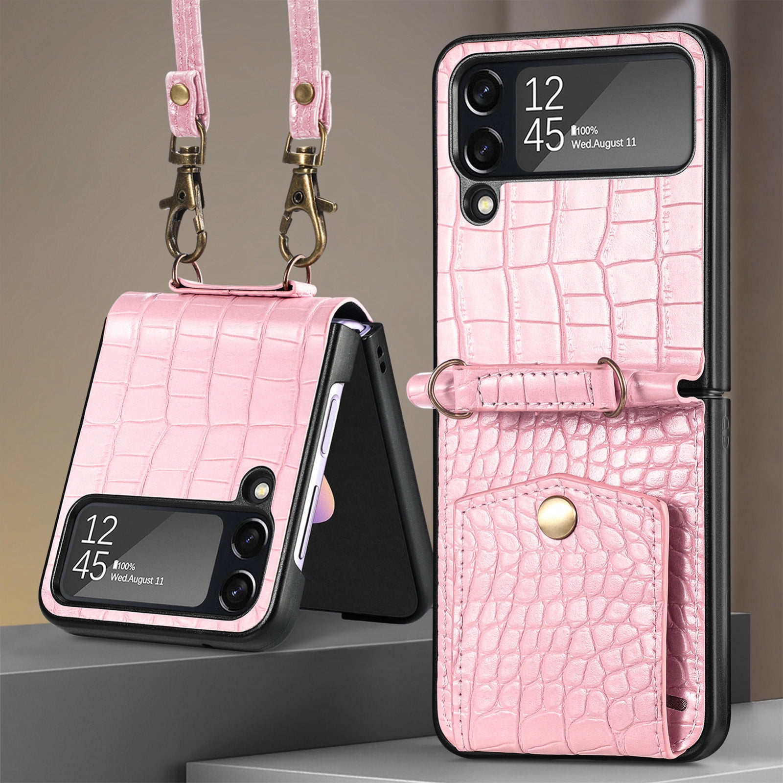 Card Holder Wallet Case Compatible with Samsung Galaxy Z Flip 4 with ...