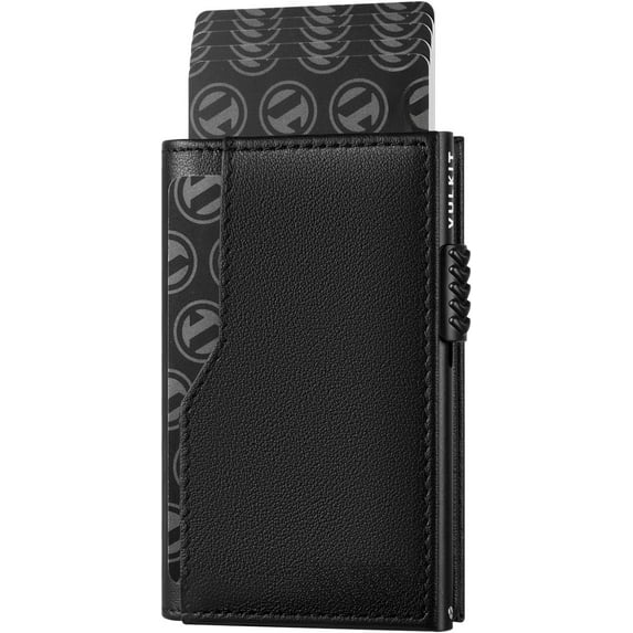 Card Holder Wallet with Double ID Windows RFID Blocking Pop Up Wallet ...