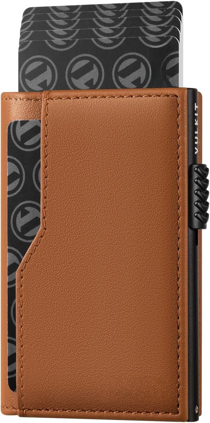 Card Holder Wallet with Double ID Windows RFID Blocking Pop Up Wallet ...