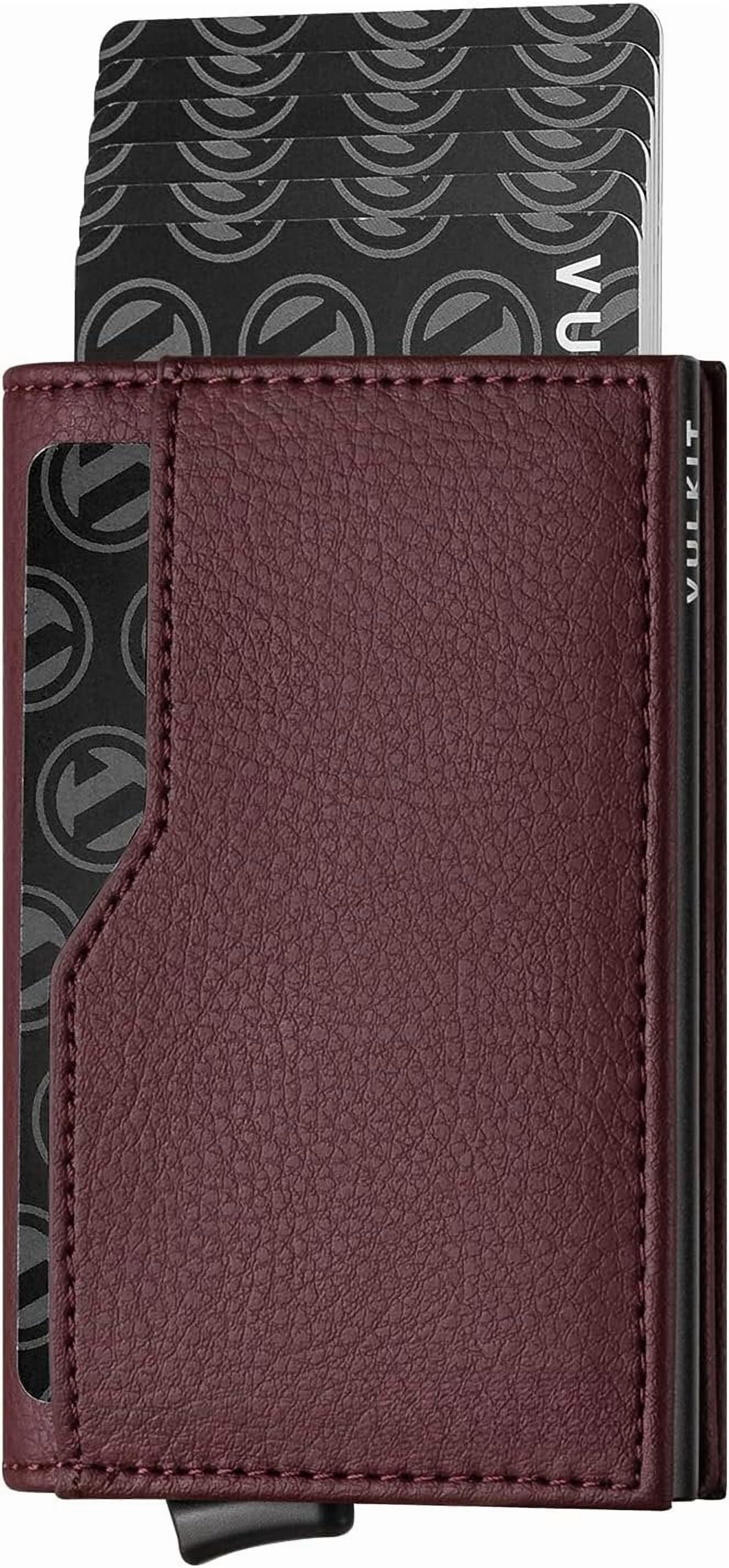 Card Holder Wallet with Double ID Windows RFID Blocking Pop Up Wallet ...