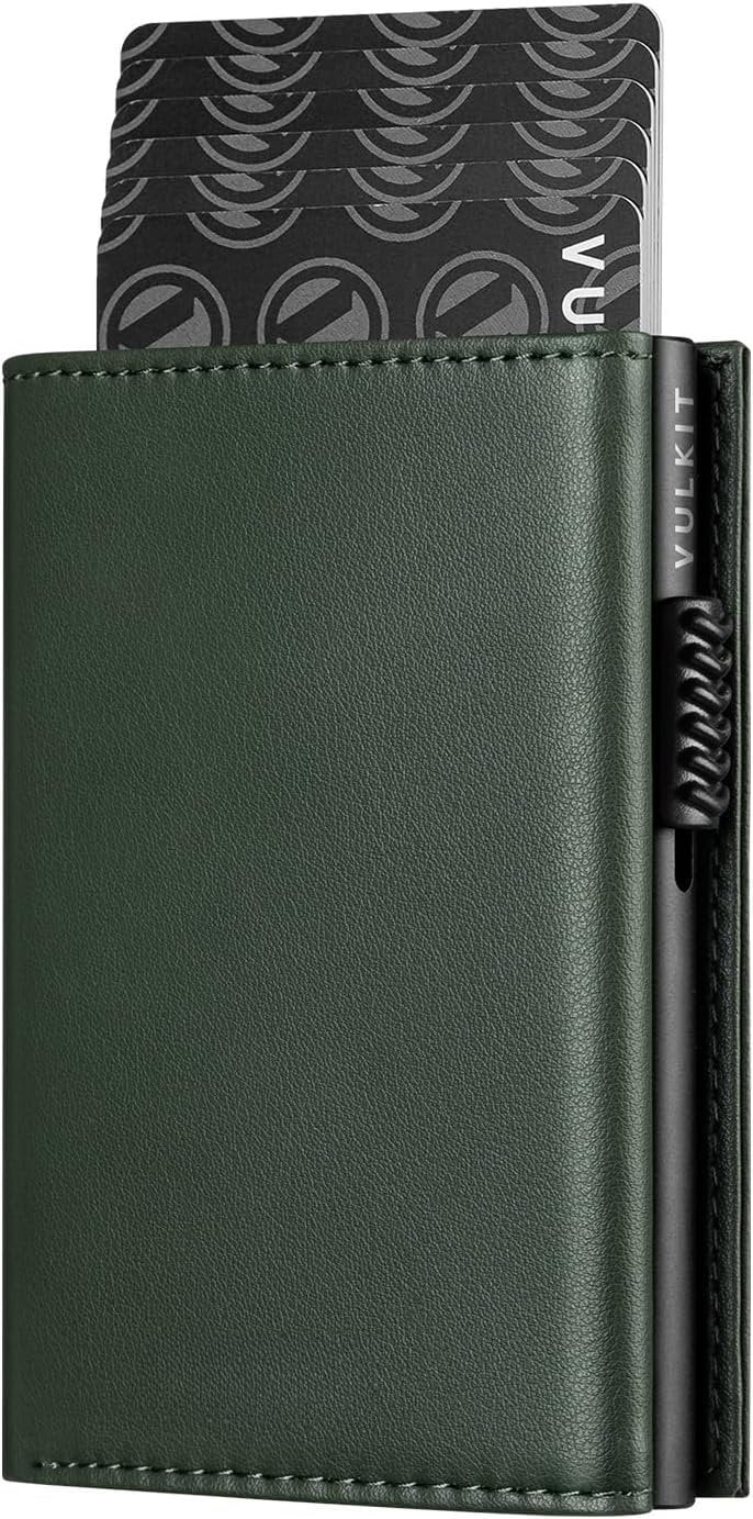 Card Holder Wallet with Pocket Closure Pop Up Cards With ID Window ...