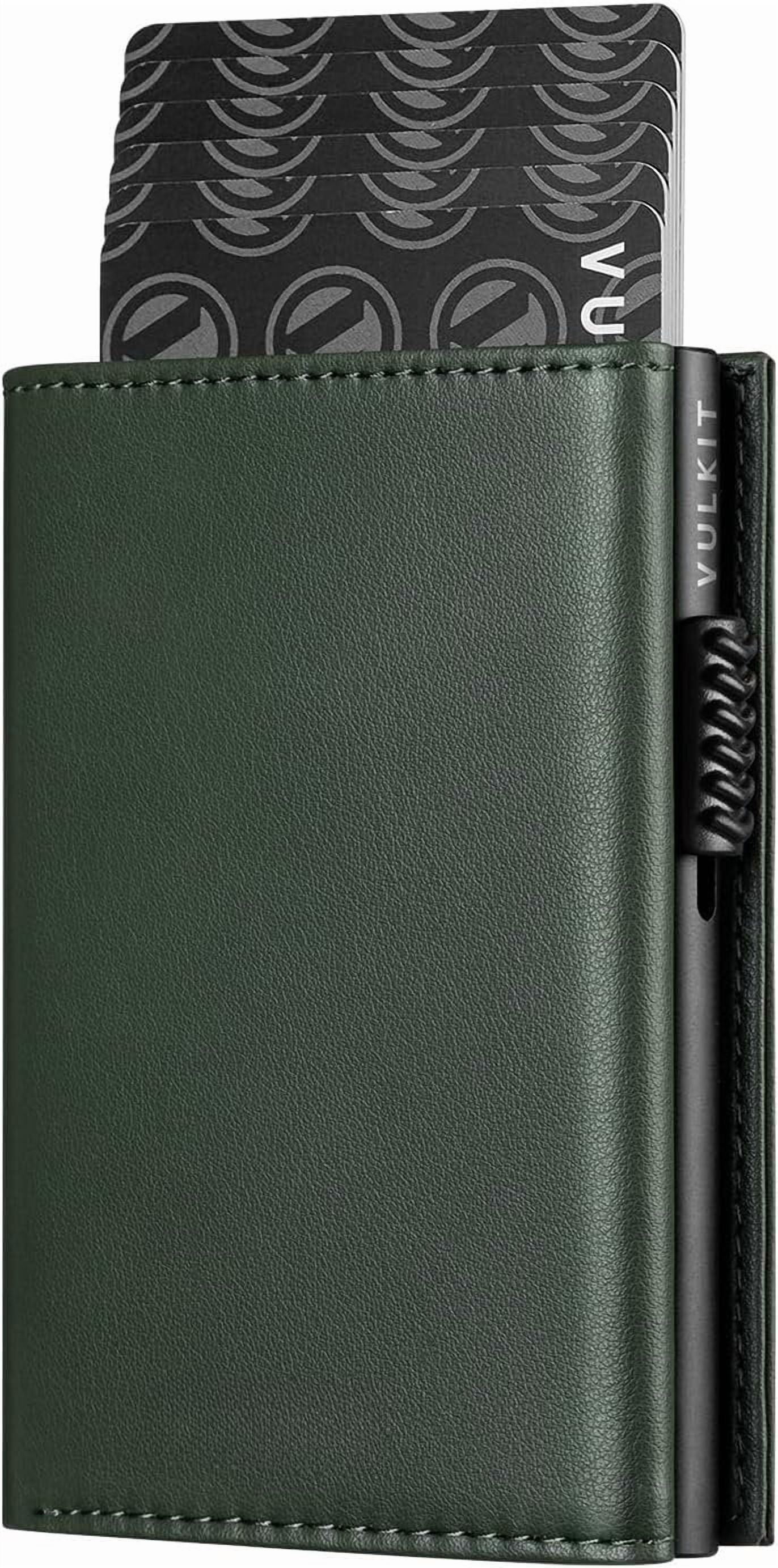 Card Holder Wallet with Pocket Closure Pop Up Cards With ID Window ...