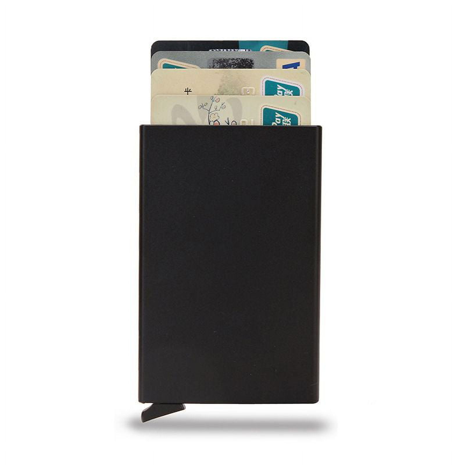 Card Holder With Rfid Protection - Aluminum Compartment For Credit ...
