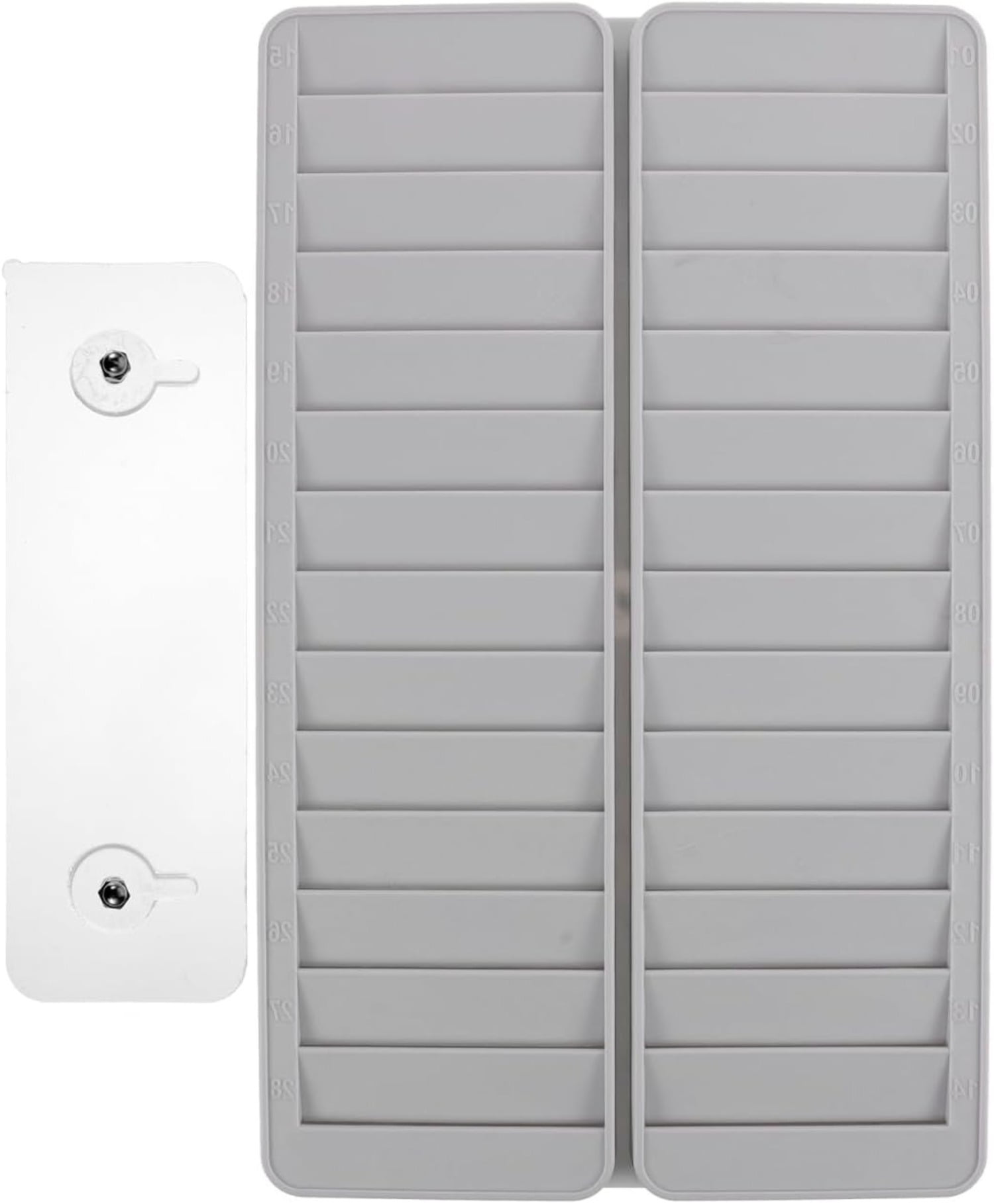 Card Holder for 28 Id/Ic Wall-Mounted Plastic Time Holder with Screws ...