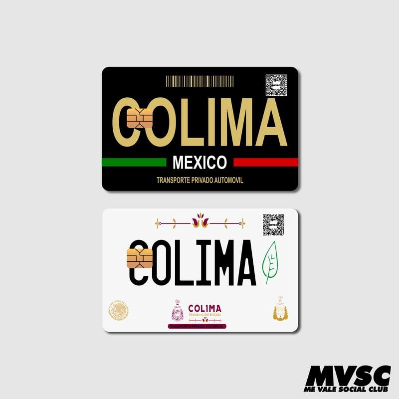 Card Mexico Placas (Mexican License Plate) - For Debit, Credit and ...