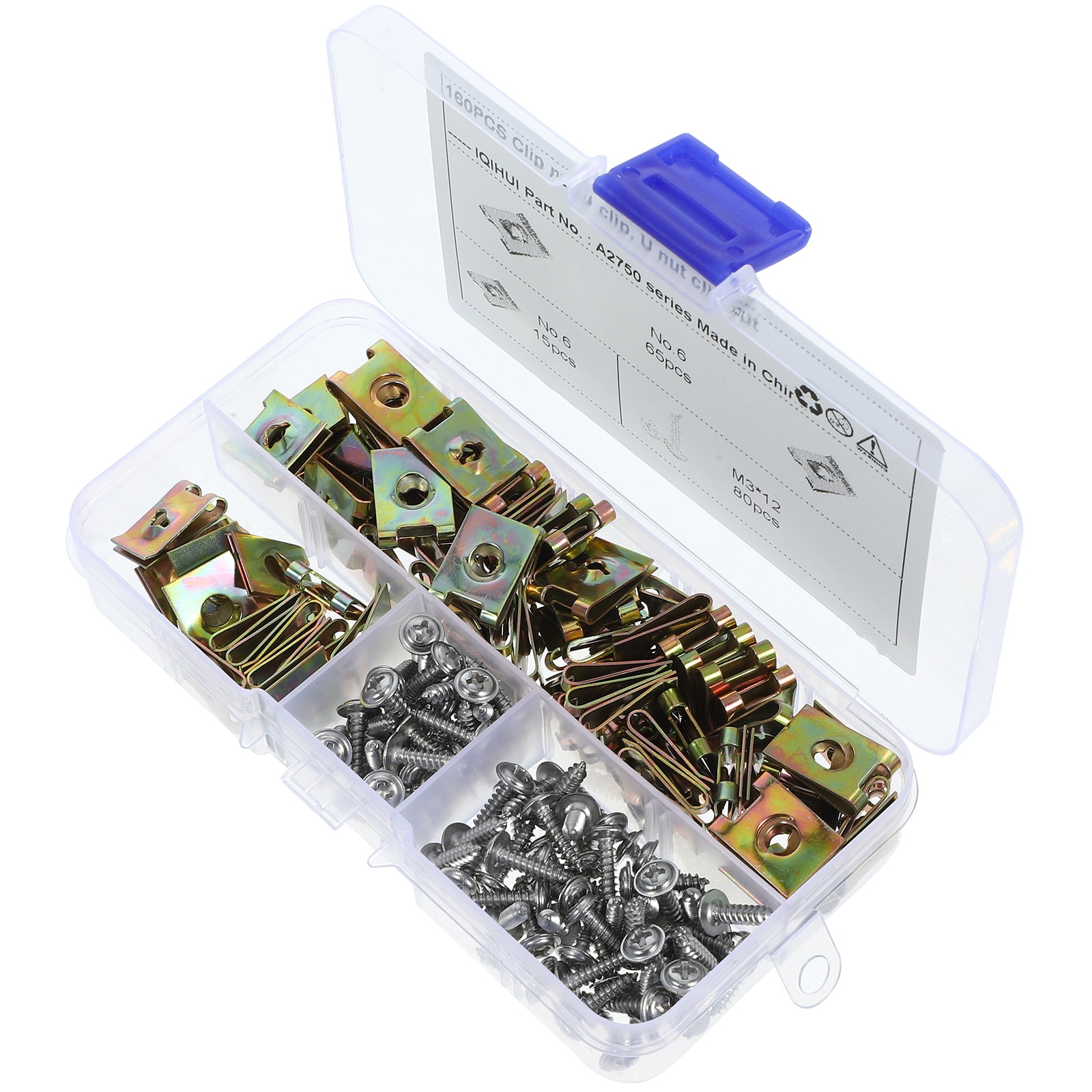 Card Nut Automotive Retainer Clips Door Trim Aluminum Alloy Fasteners ...