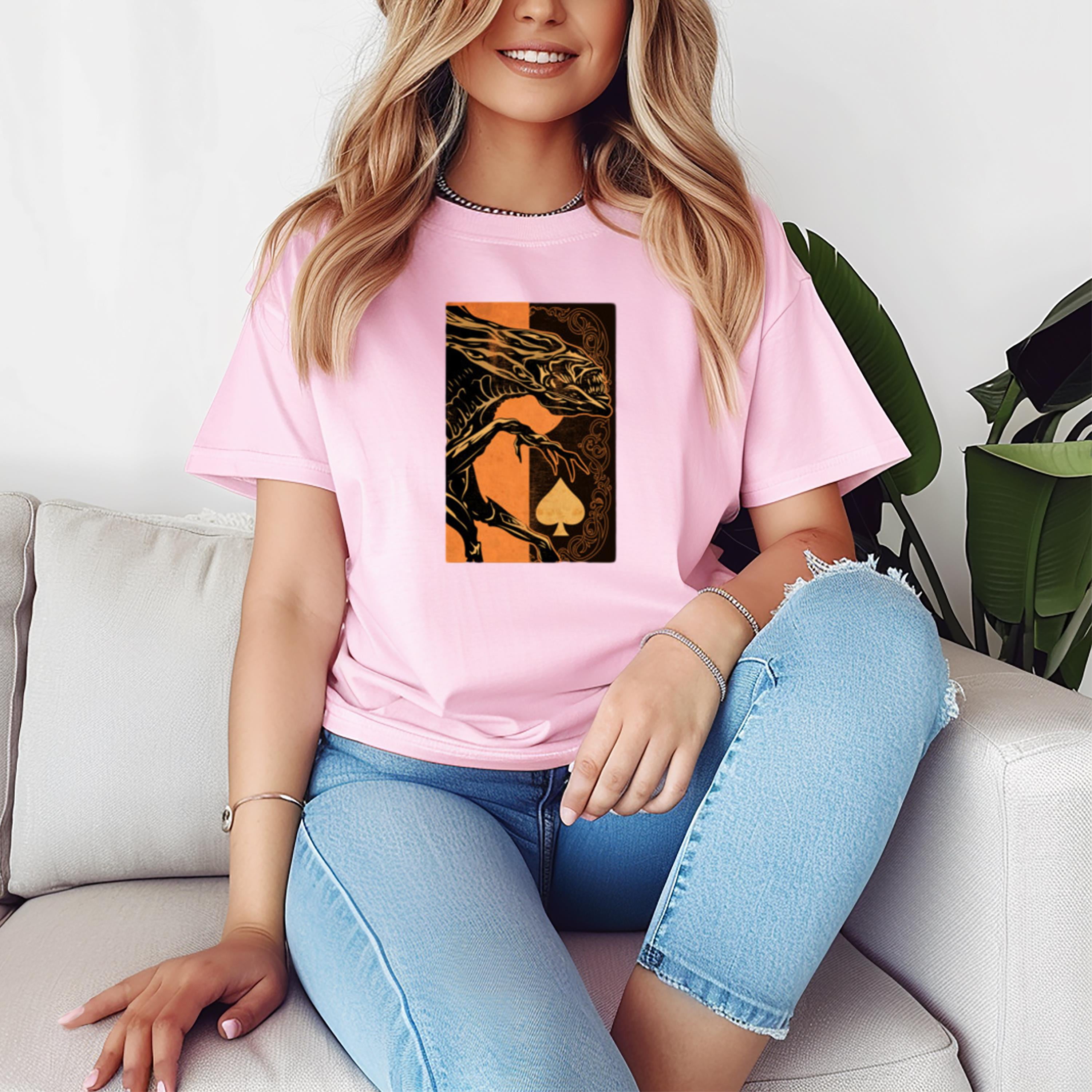 Card Of The Queen Funny Playing Card Royalty Game Unisex T-Shirt up to ...