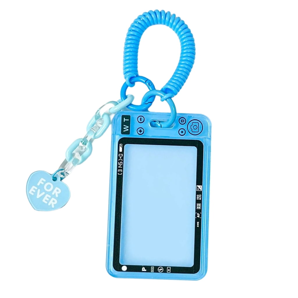 Card Protective Sleeve Card Case with Pendant and Retractable Spring ...