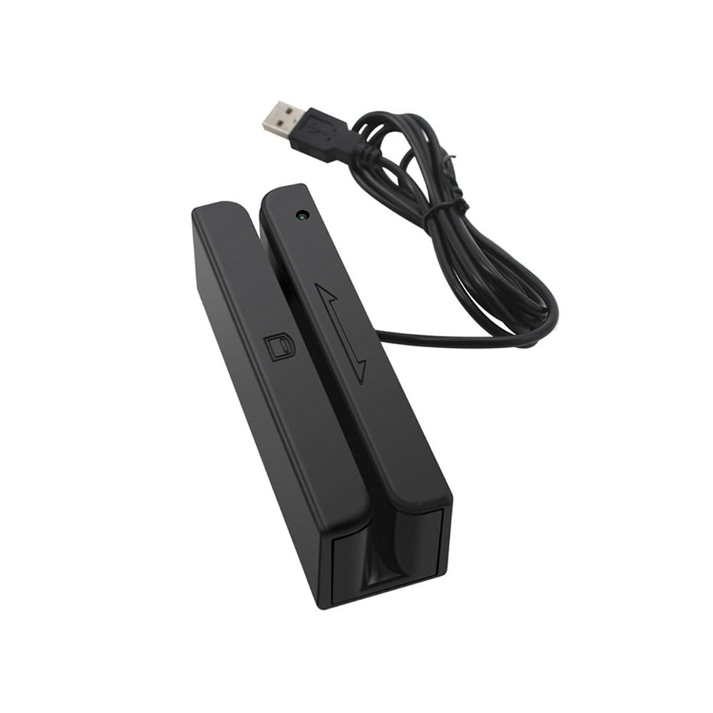 Card Reader,3 Usb Credit Qisuo 3 Usb Bank/inquiry/pos 3 Usb Portable ...