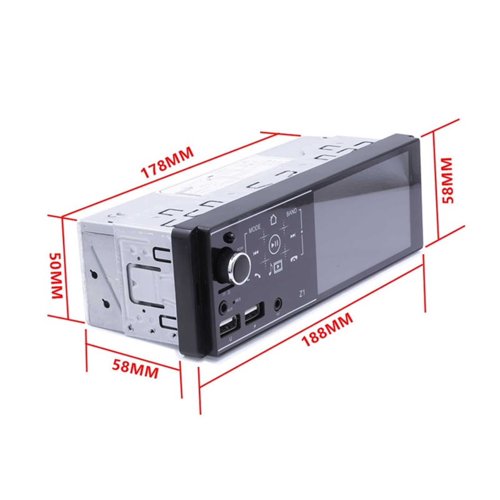 Card Reader Card U Disk Radio Car Colorful Lights Auto Audio Car Stereo ...