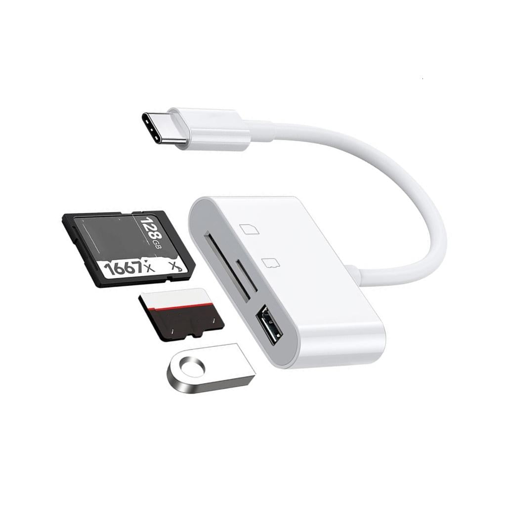 Card Reader Fast File Transfer Not Driver Needed PVC Texture for Travel ...