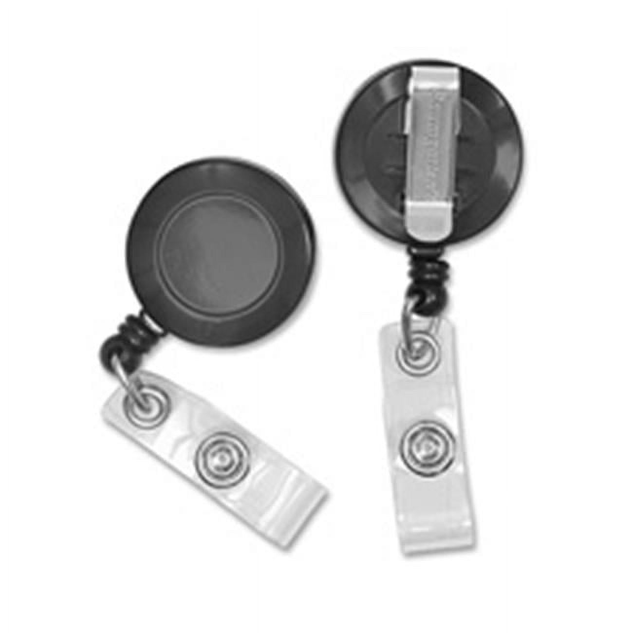 Card Reel- with Belt Clip- Stretches 30in.- Black - Walmart.com