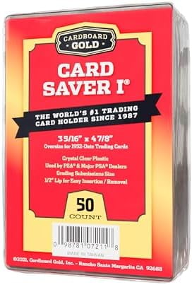 Card Saver 1-50 Count - Semi Rigid Card Holder, Trading Card Protectors ...