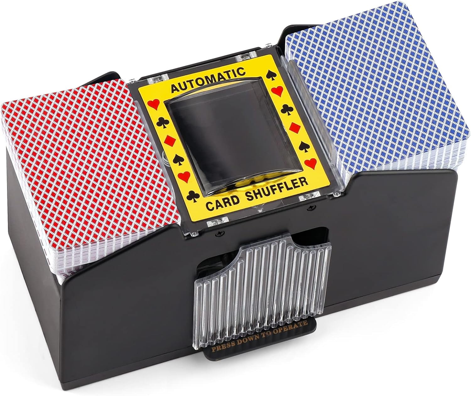 Card Shuffler 6 Deck Automatic, Electric Shuffler Machine, Playing Card ...