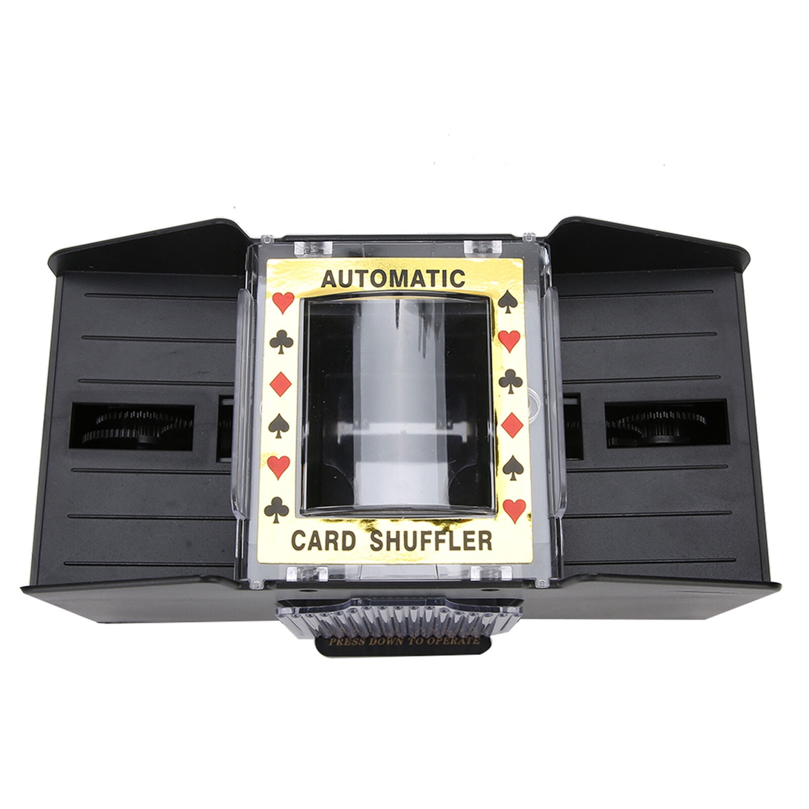 Card Shuffler Automatic Battery Playing Card Machine For 1 To 4 Deck ...