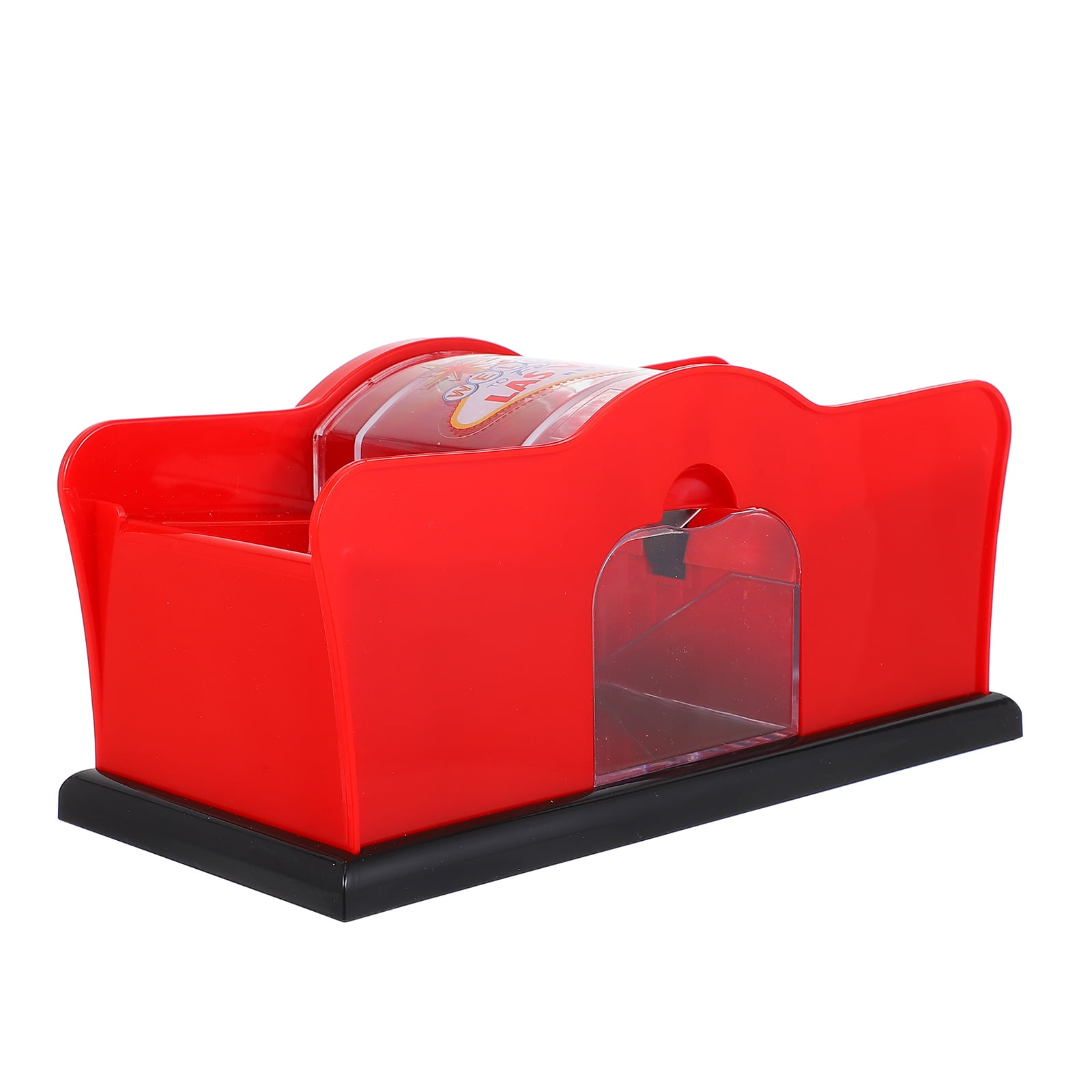 HEMOTON Manual Card Shuffling Machine for Party Use Red Plastic Bridge ...