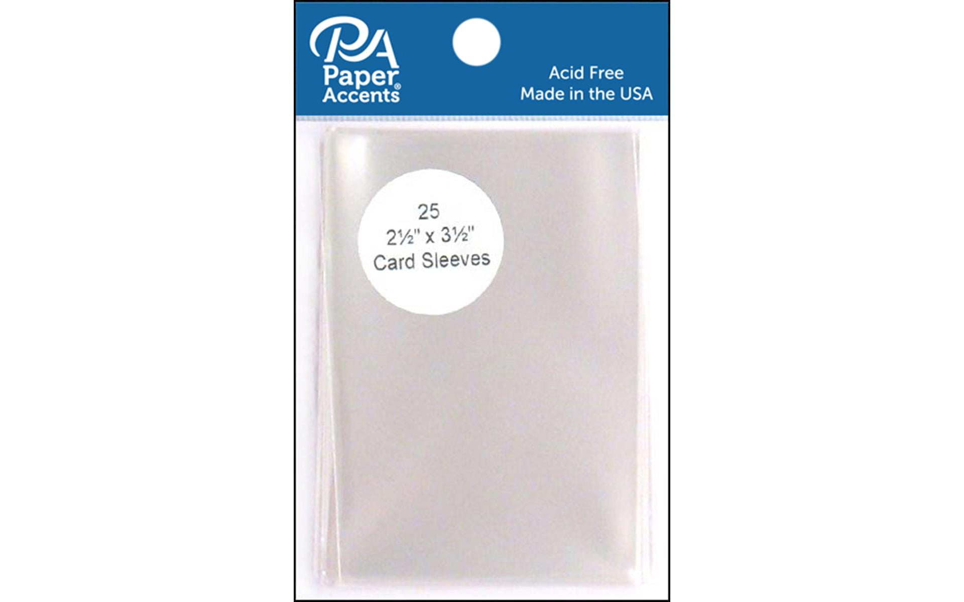 Card Sleeves 2.5x3.5 25pc Clear - Walmart.com
