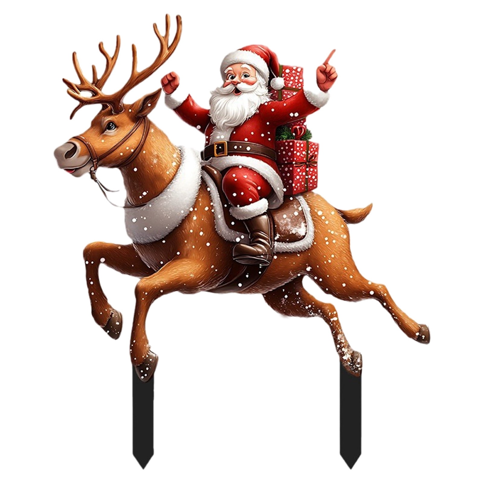 Card Slot 1 Product Category Featured Acrylic Reindeer And Santa Garden ...