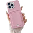 Card Slot Bag Clear Matte Phone Case for iPhone 16e 16 15 14 13 12 11 ...