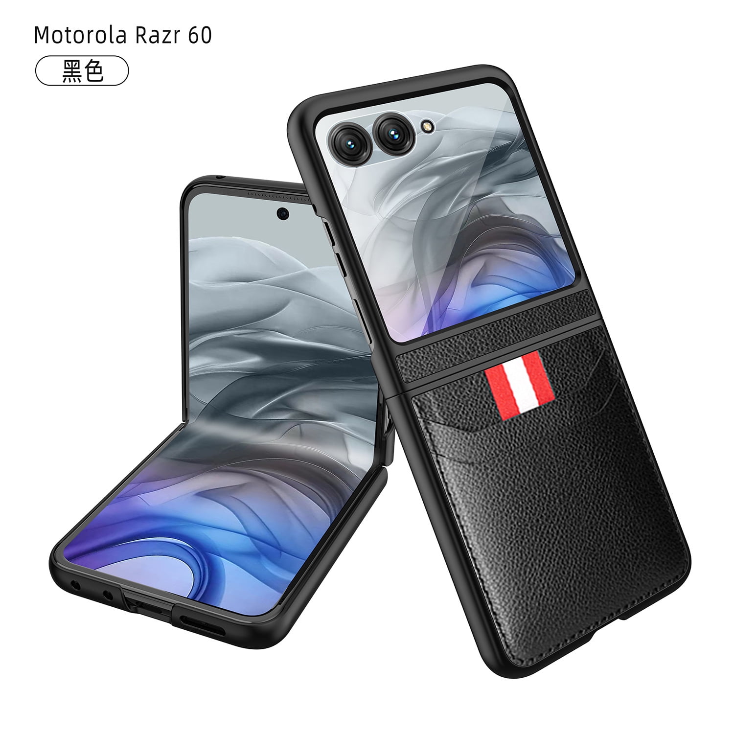 Card Slot Phone Leather Case for Motorola Razr 60 50 Ultra Shell And ...
