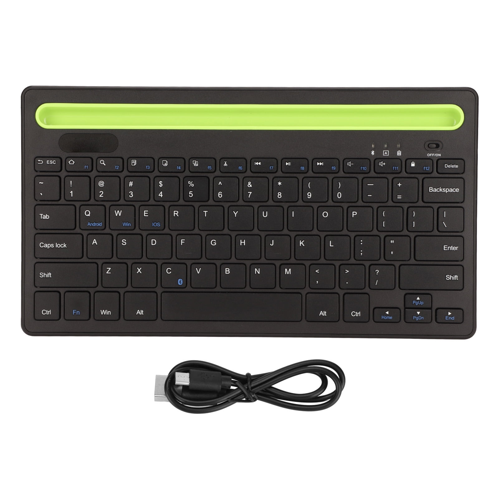 Card Slot Wireless Keyboard 78 Keys Dual Channel Sensitive Light ...