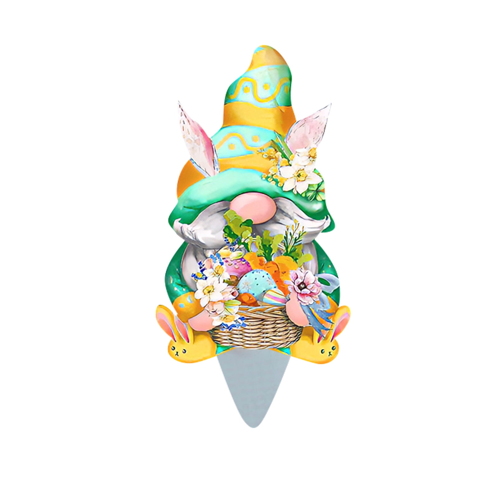Card SlotAdorable Easter Bunny Ear Gnomes For Your Garden Delightful ...