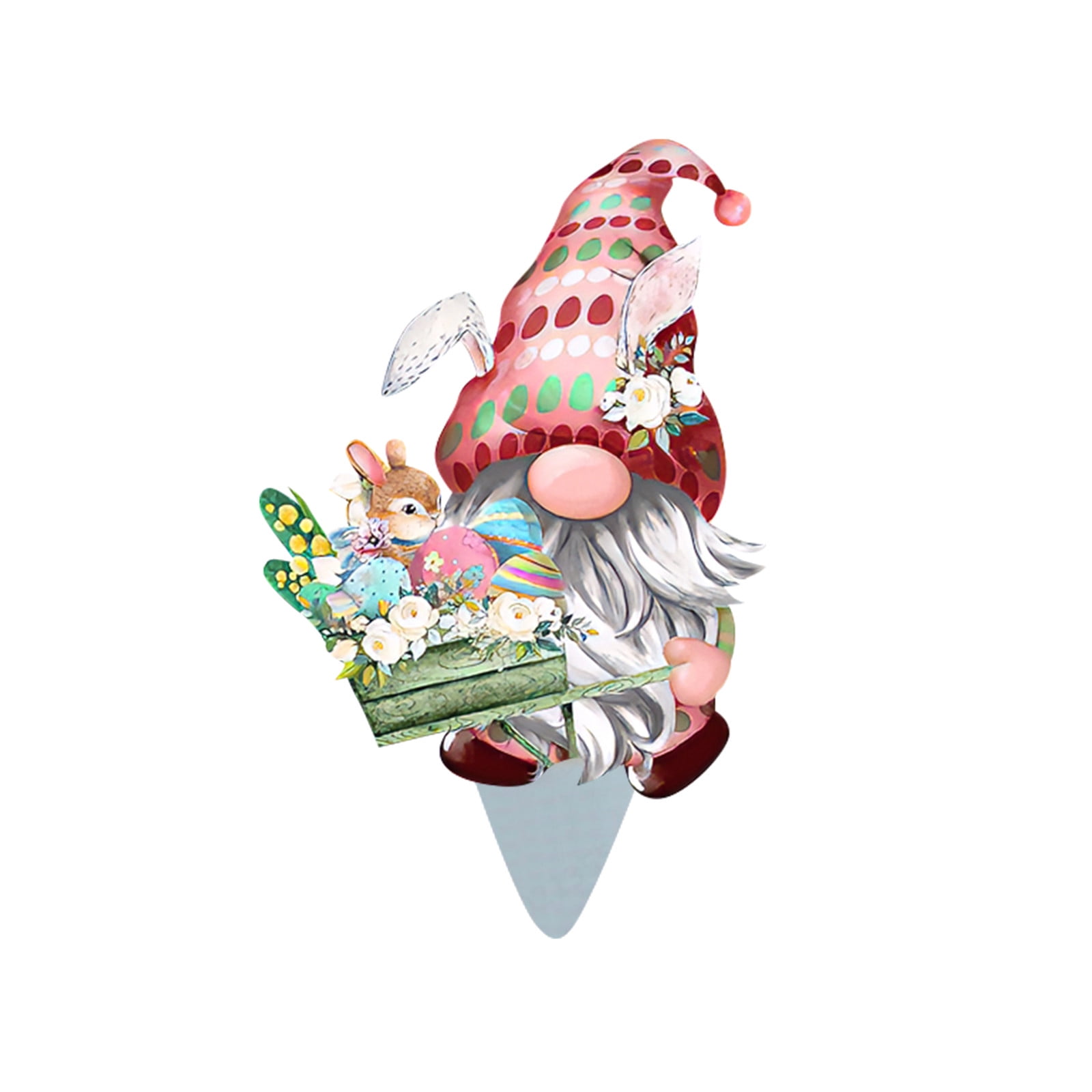Card SlotAdorable Easter Bunny Ear Gnomes For Your Garden Delightful ...