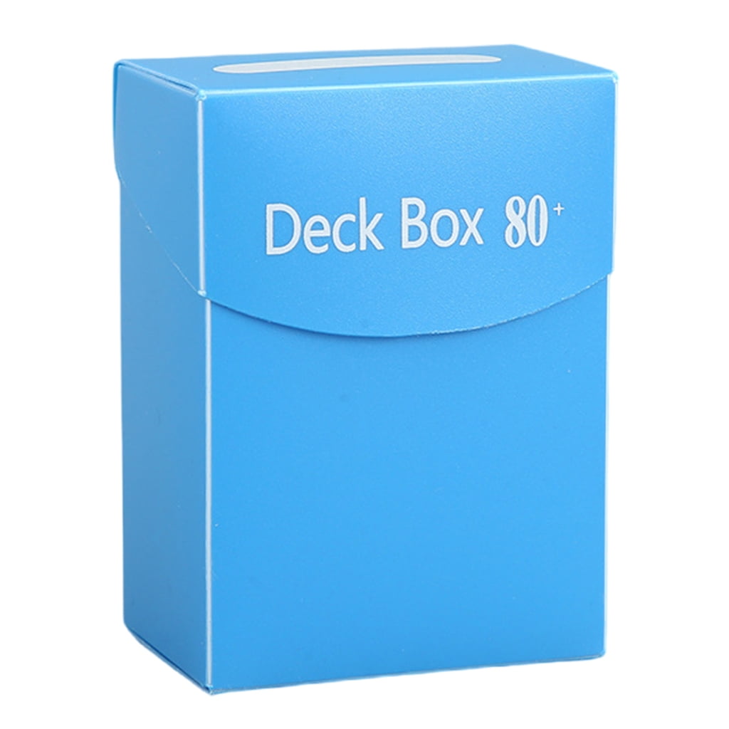 Card Sports Game Card Storage Box Solid Color Trading Card Storage Box ...