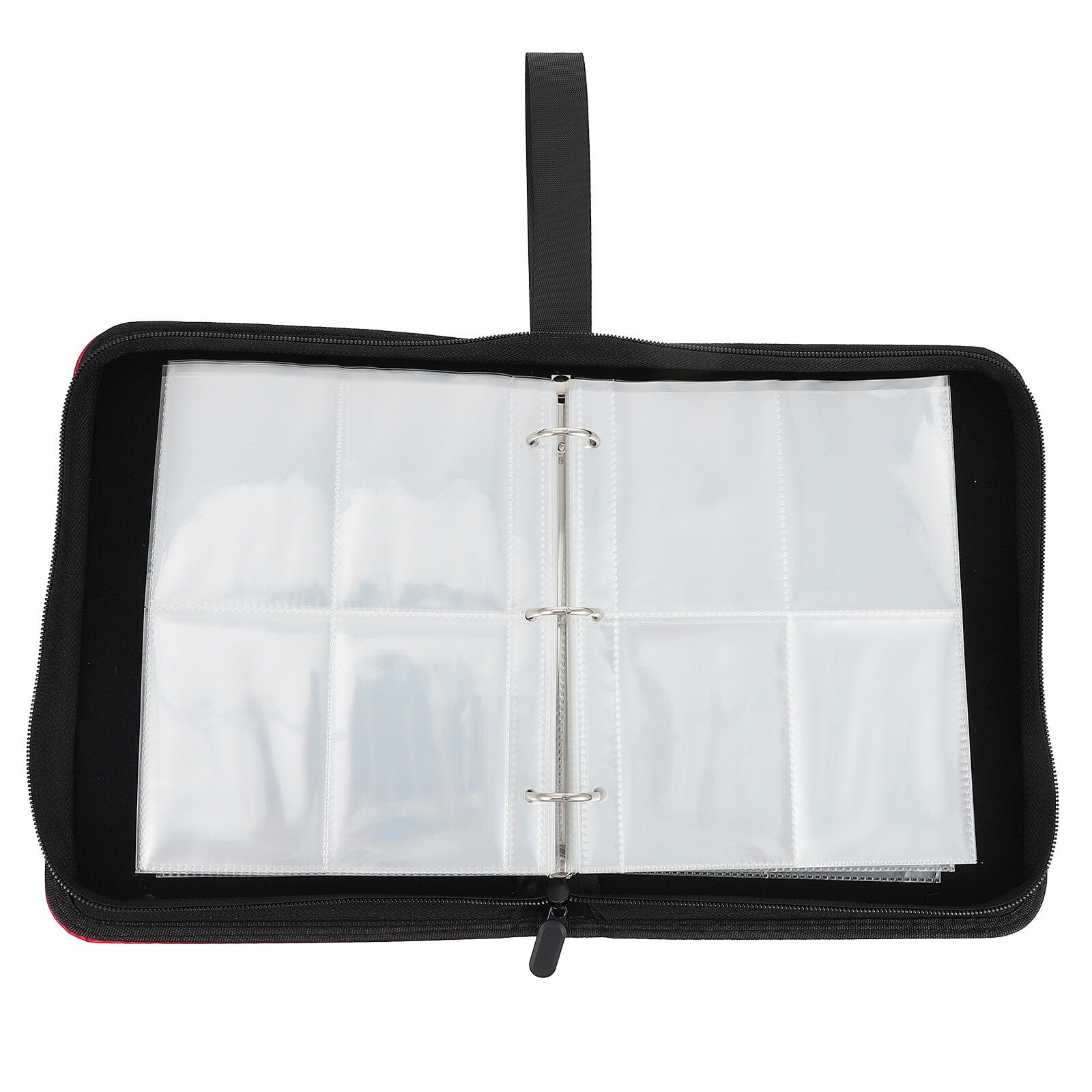 Card Storage Bag Collection Book Cover Binder Clips Cards Protector ...