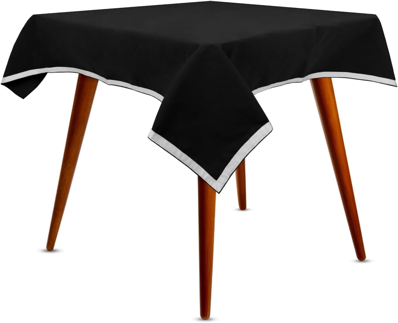 Card Table Covers-54 Square (Black) - Walmart.com