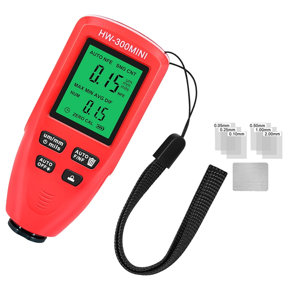 Card Thickness Point Gauge Coating Automotive Paint Digital - Walmart.com