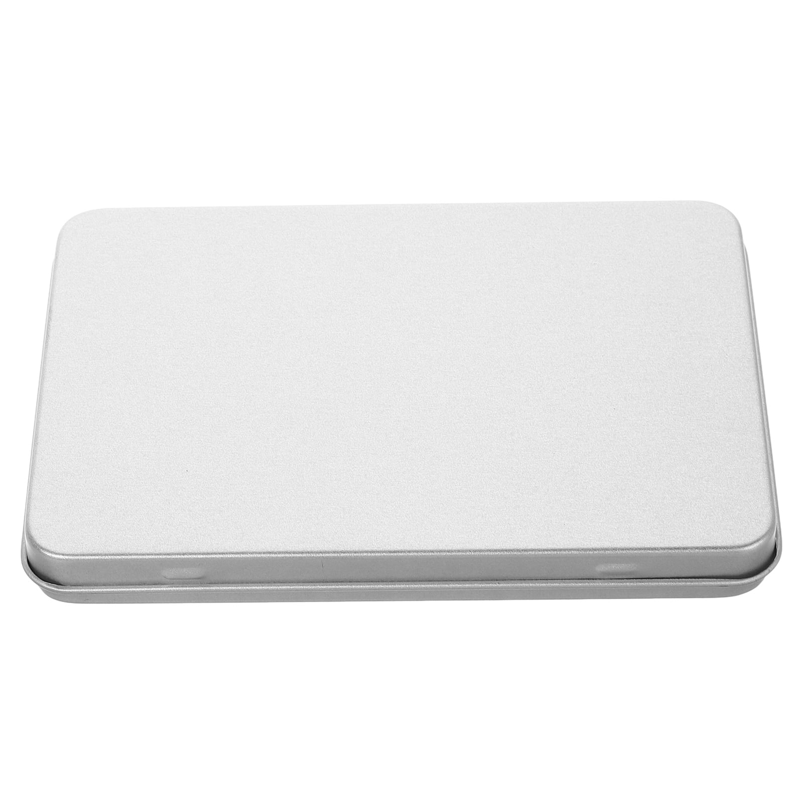 HOOWIFFY Card Storage Box Iron Silver 1Set 5.1x3.5x0.5In - Walmart.com